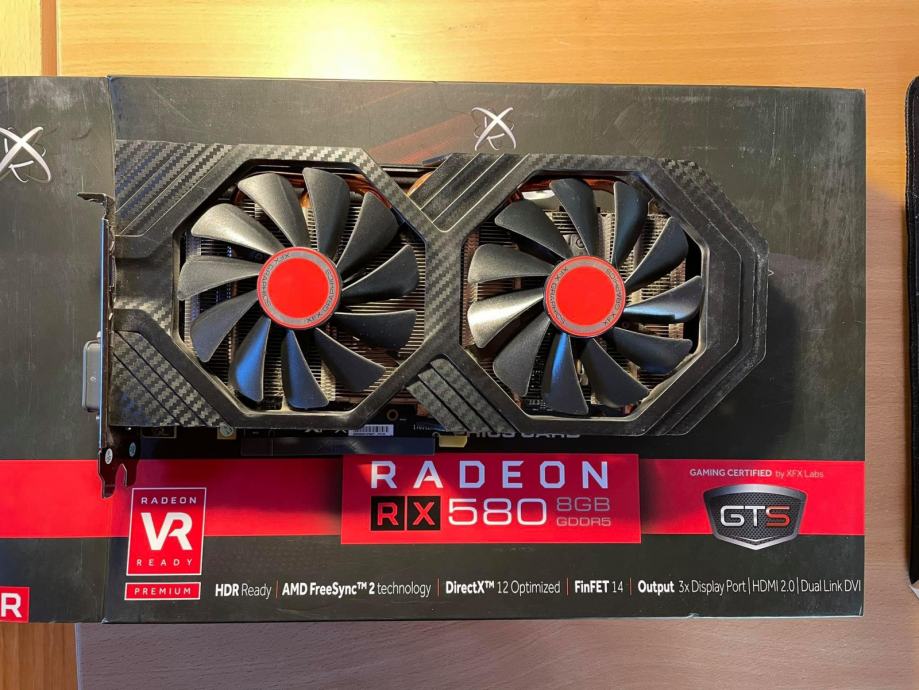XFX grafična kartica Radeon RX580 8GB GDDR5 OC