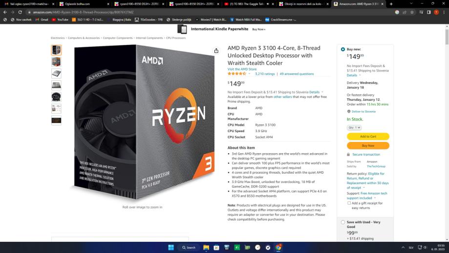 ryzen3 3100 + gtx1070 ti 8gb