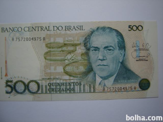 BANKOVEC 500 CRUZADOS UNC Brazilija