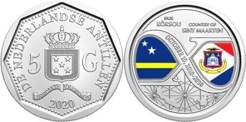Nizozemski Antili, 5 Gulden, strukturne reforme, 2020, UNC