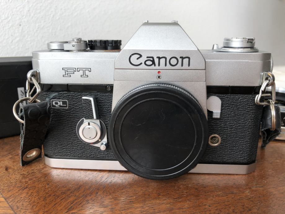 Canon FT QL (FD mount), Metz flash, 2x teleconverter