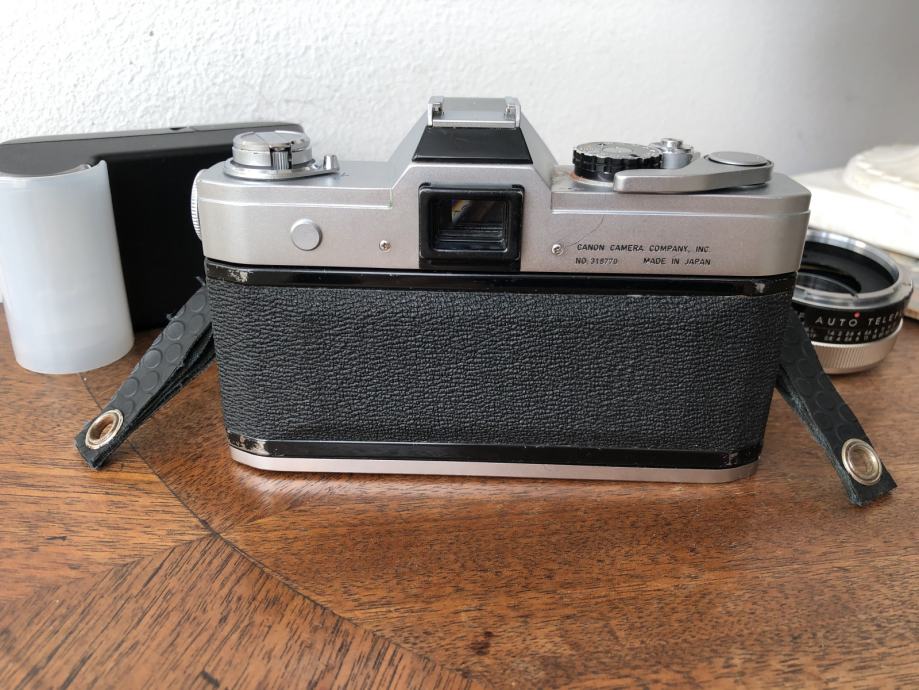 Canon FT QL (FD mount), Metz flash, 2x teleconverter