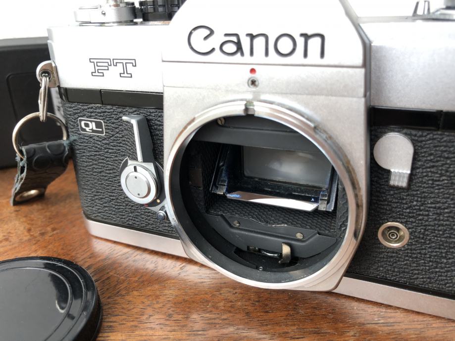 Canon FT QL (FD mount), Metz flash, 2x teleconverter