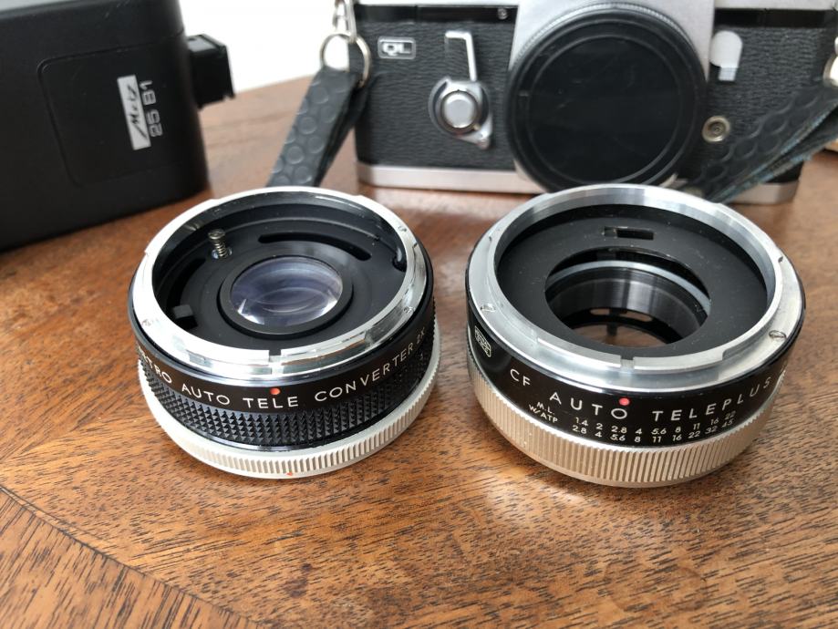 Canon FT QL (FD mount), Metz flash, 2x teleconverter