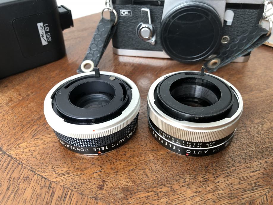 Canon FT QL (FD mount), Metz flash, 2x teleconverter