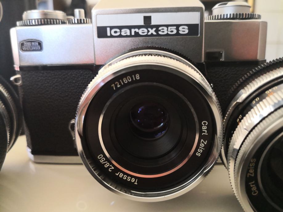 Zeiss Ikon Icarex 35s s tremi objektivi - VRHUNSKA NEMŠKA KVALITETA