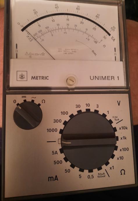 ANALOGNI MULTIMETER Iskra MERTEC UNIMER 1
