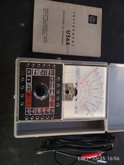 MULTIMETER ISKRA US6A - ANALOGNI MERILNI INSTRUMENT-ORIGINAL ISKRA