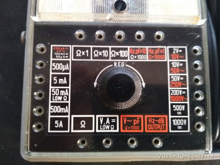 MULTIMETER ISKRA US6A - ANALOGNI MERILNI INSTRUMENT-ORIGINAL ISKRA