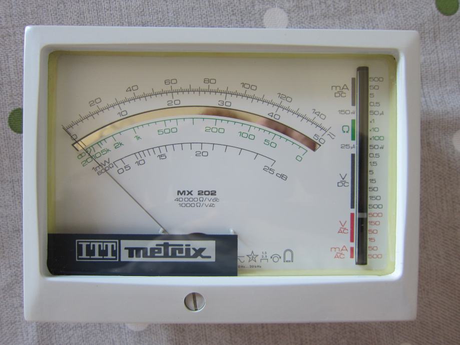 multimeter univerzalni instrument ITT METRIX MX 202 D