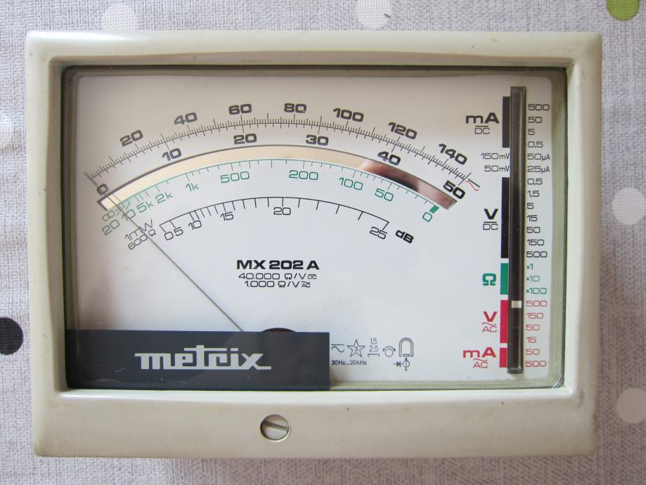 multimeter univerzalni instrument Metrix MX 202 A