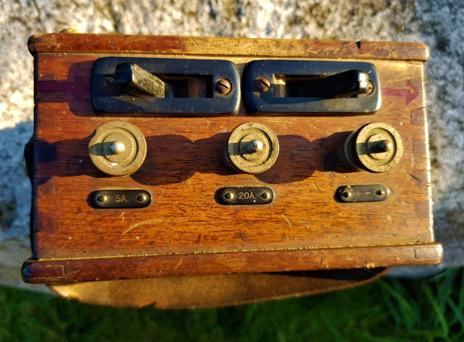 Namizni leseni Ampermeter NORMA MOD.№ 8 Ap 22093 instrument iz 1930-ih