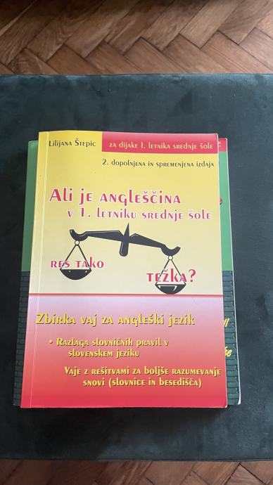 KOMPLET KNJIG: ALI JE ANGLEŠČINA V SREDNJI ŠOLI RES TAKO TEŽKA?