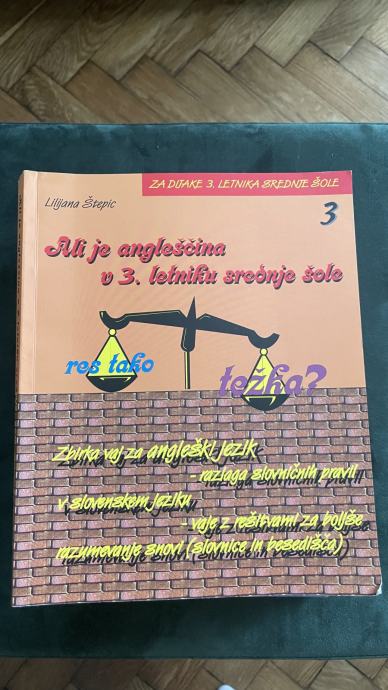 KOMPLET KNJIG: ALI JE ANGLEŠČINA V SREDNJI ŠOLI RES TAKO TEŽKA?
