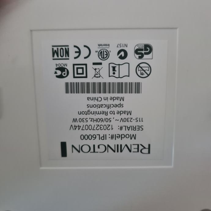IPL i-light PRO odstranjevanje dlak Remington IPL6000