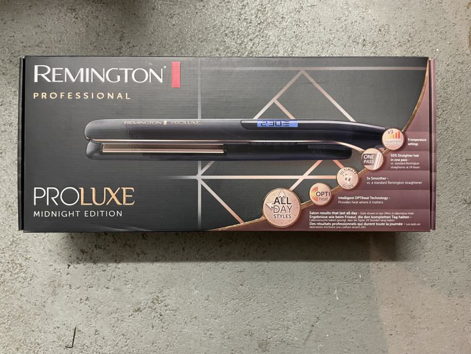 NOV, NEODPRT ravnalnik las Remington ProLuxe Midnight Edition