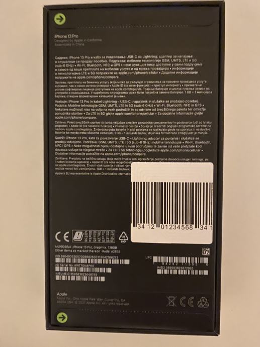 Apple iPhone 13 pro 125g