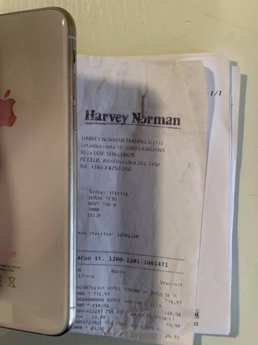 iphone xs, 64gb bele barve