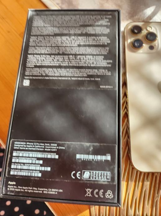 iPhone 12 Pro Max, Gold, 256GB