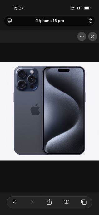 Iphone 16 pro 500gb črn 6 mesecou 512gb