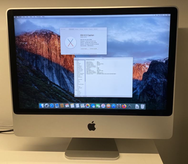 Apple iMac 8,1 (24-inch, Early 2008) 1920x1200 2GB RAM, 320GB HDD