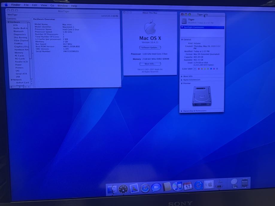 Apple Mac mini 2.1, 1,83 GHz, 2007