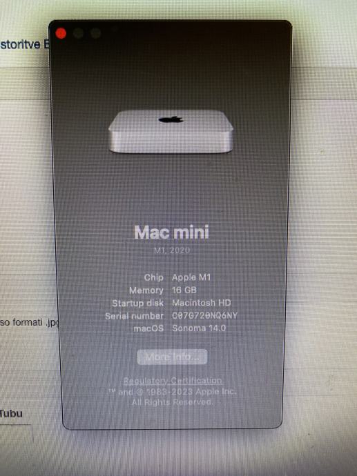 Apple Mac Mini 2020 │M1│16GB RAM│256GB SSD