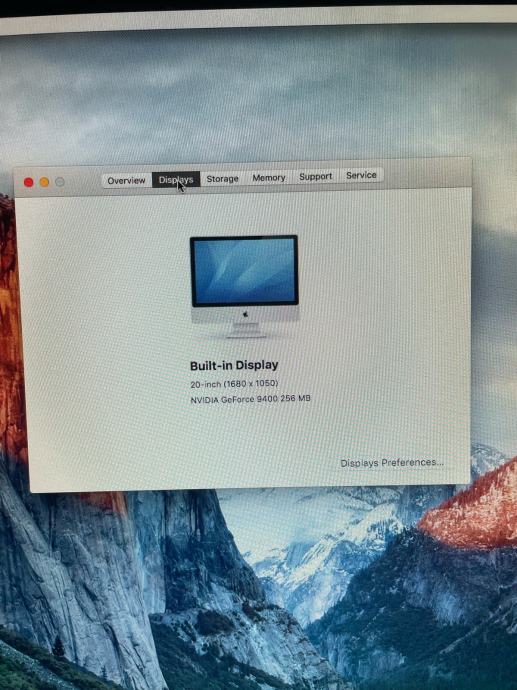 Imac 20” early 2009