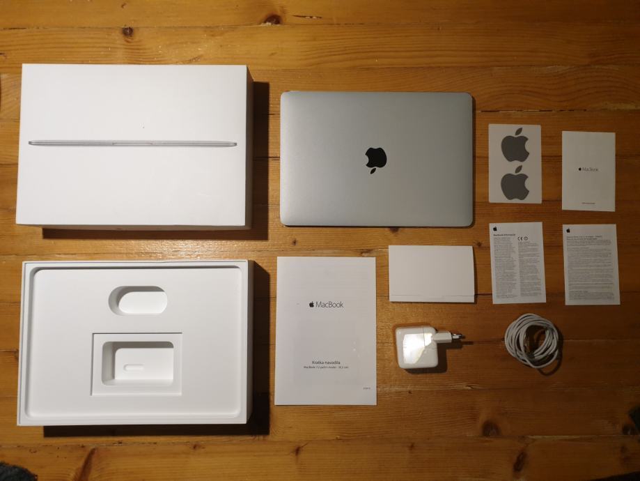 Apple Macbook 12 Silver 8GB Ram 256GB NOVA BATERIJA! Prenosnik