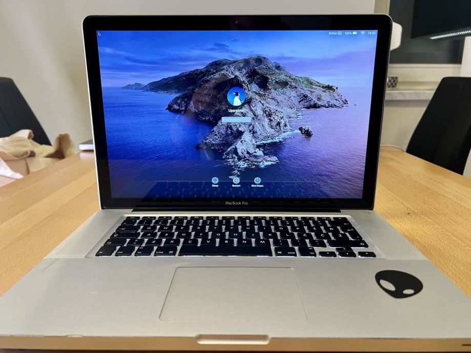 MacBook Pro, 15 Retina, i7 2.6GHz, Mid-2012, 8 GB RAM, 240 GB SSD