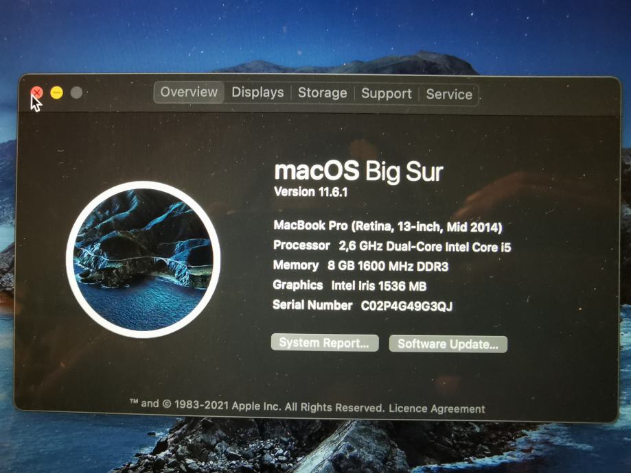 MacBook Pro (Retina, 13-inch, Mid 2014)