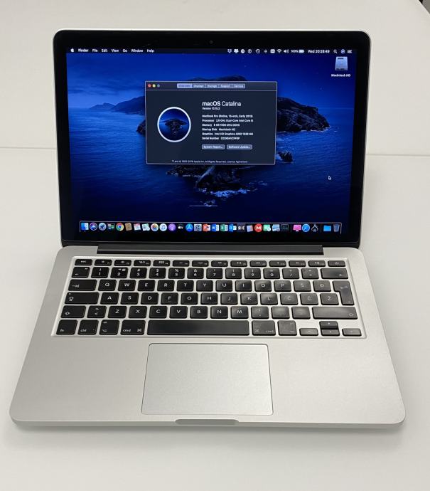 Prenosni računalnik Apple Macbook Pro Retina 13 I5,8GB RAM, 256 SSD