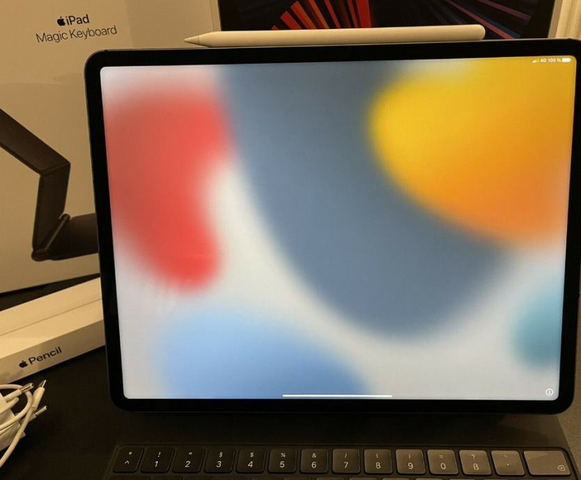 Apple iPad Pro 12.9 5.Gen 256GB, Wi-Fi + 5G Magic Keyboard + Pencil