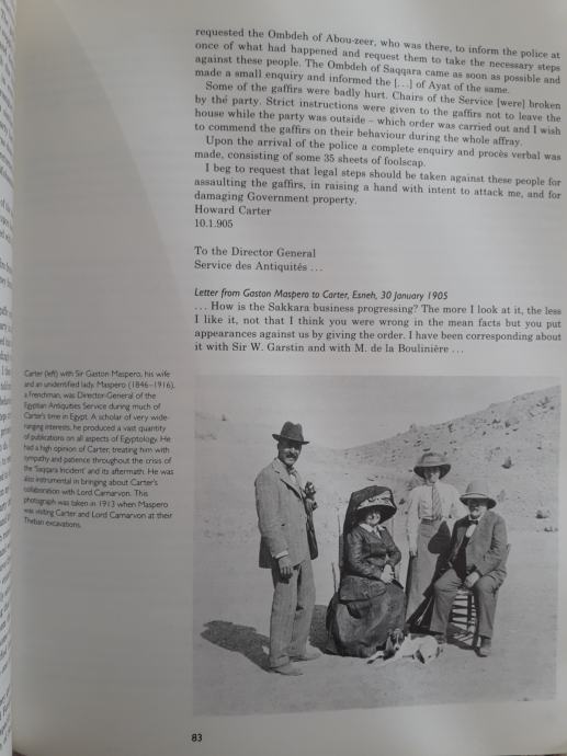 Howard Carter before Tutankhamun