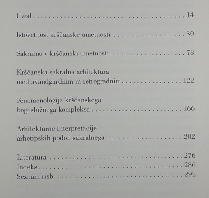 ARHITEKTURNI OBRISI SAKRALNEGA, Leon Debevec