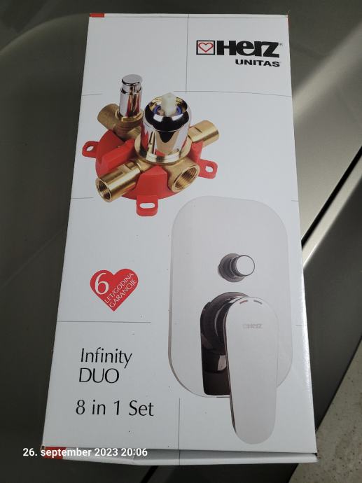 Armatura za tuš Unitas Infinity Duo