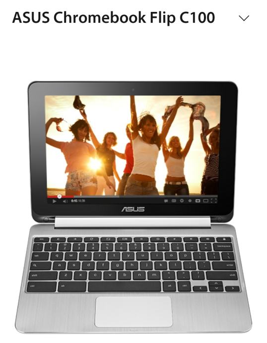 Asus Chromebook Flip C100 - Prodam/ kot nov