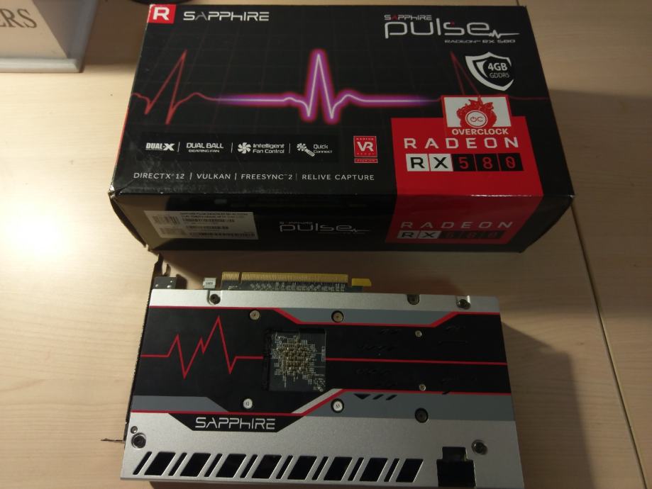 AMD RX 580 Sapphire pulse OC edition 4 GB GDDR5