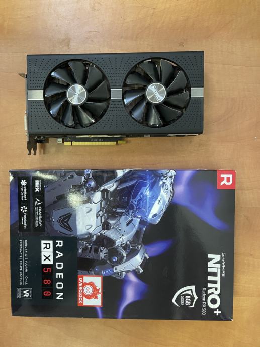 SAPPHIRE Nitro+ Radeon RX580 8GB GDDR5