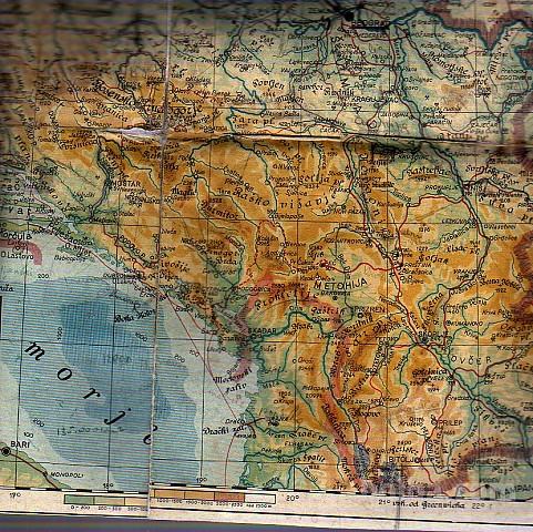 ZEMLJEVIDI KRALJEVINE JUGOSLAVIJE, 1930/40