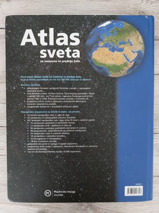 Atlas sveta za osnovne in srednje šole