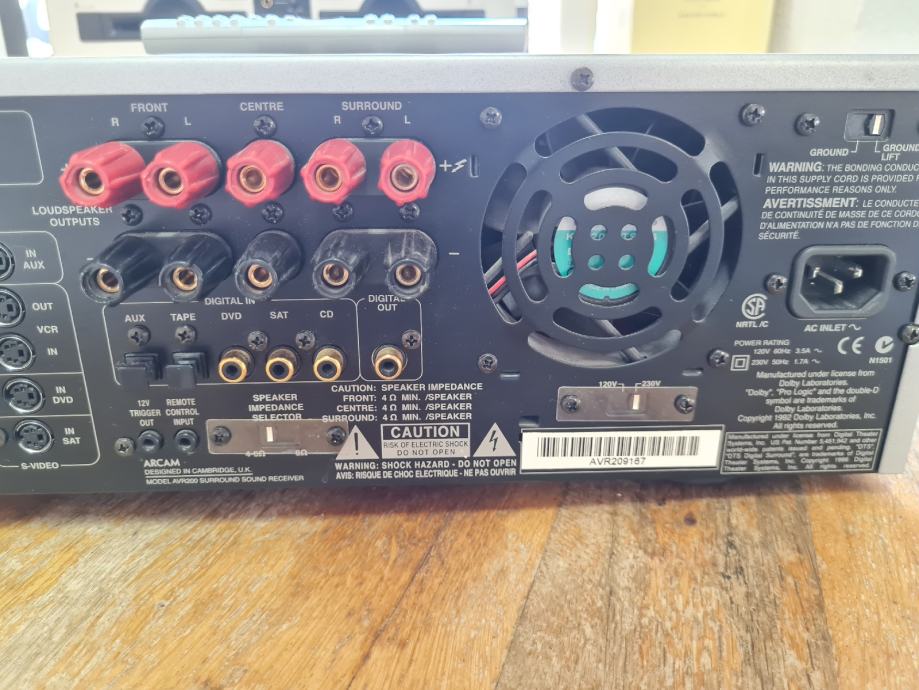 ARCAM AVR200, 5.1 RECEIVER