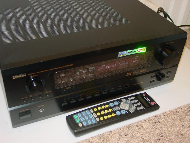 Denon AVR-3802 Receiver, Radio + daljinec