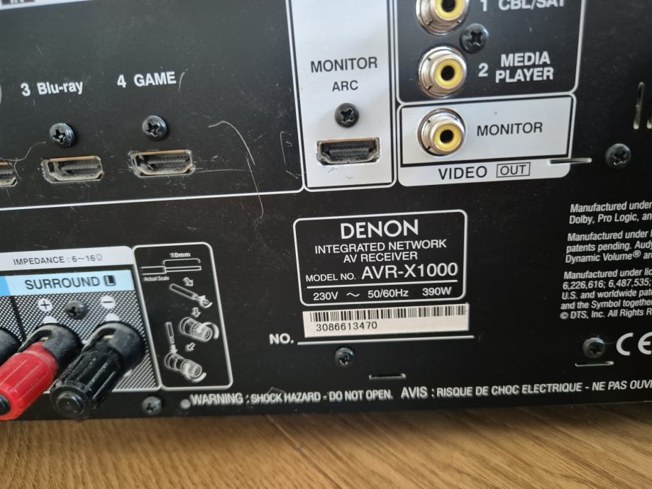 Denon AVR X-1000
