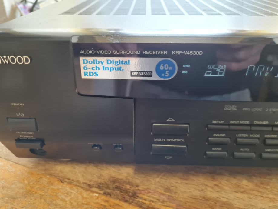 KENWOOD KRF-V4530D, 5.1 receiver, Dolby Digital DTS