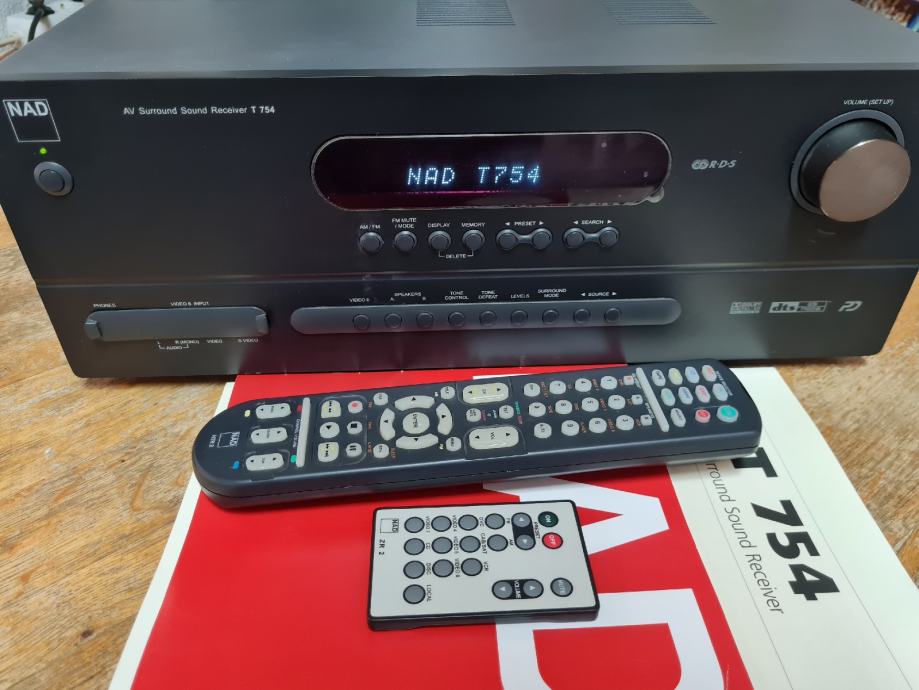 NAD T754, 6.1 RECEIVER