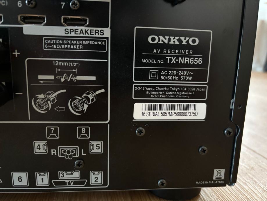Onkyo AV Receiver TX-NR656