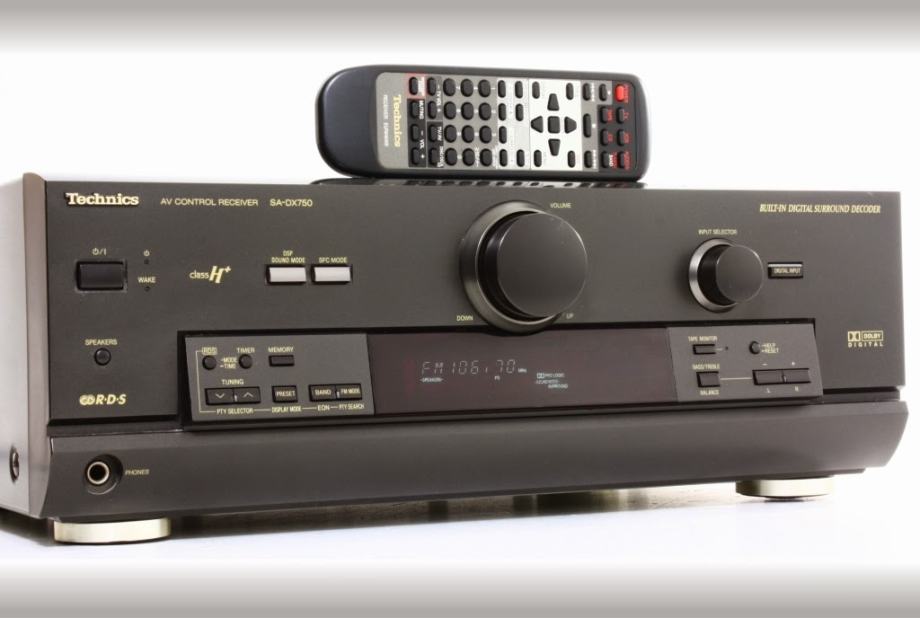 Technics AV Receiver SA-DX750 + daljinec