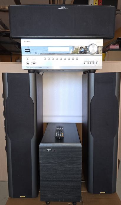 THX Onkyo TX-SR608 + Jamo 477a (4Ω, Denmark) + Center 160 + SW-400E