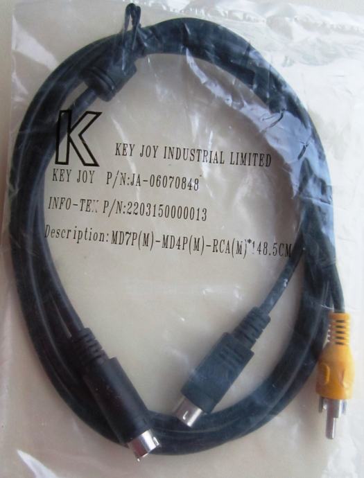 Kabel S-Video MD7P(M) 7 pin / S-Video MD4P(M) 4 pin & AV RCA